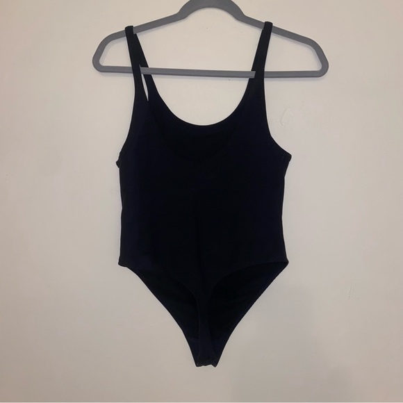 Victoria's Secret | Tops | Black Ribbed Bodysuit With Snaps | Poshmark